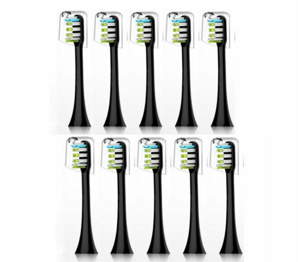 Brush Heads for BAOVERI D12 D32 , 10 Pack, With 10 Free Caps – Home of ...